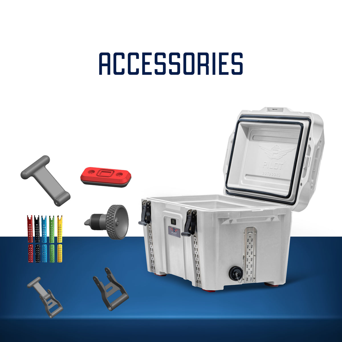 Premium Cooler Accessories | Metal Strips, Pads & More – PILOT OUTDOORS®