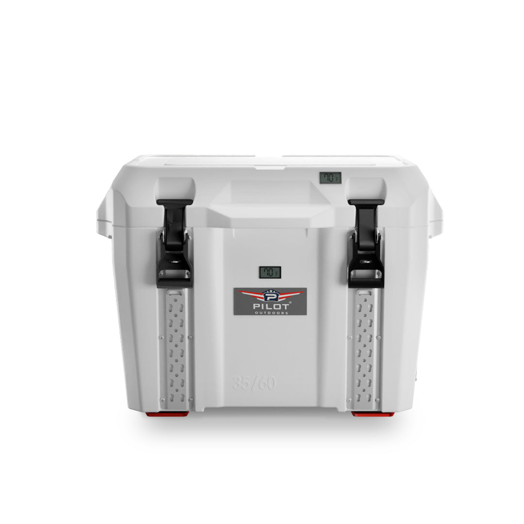 Pilot Outdoors® White Ice Chest Cooler Model 35/60 | Ultimate Cooling ...